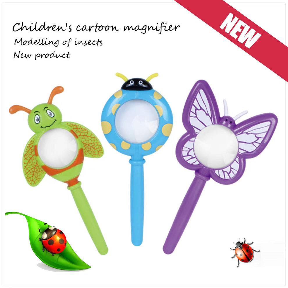 Cute Cartoon Pocket Magnifier for Kids – Play N Learn Educational Toy Store